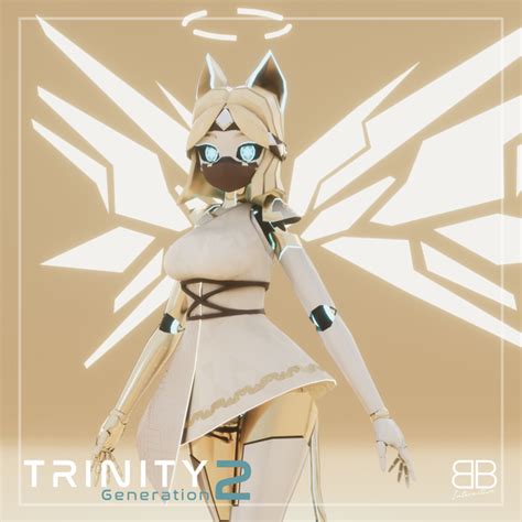 Original 3d Model Bbtwo Extended Vrchat Avatar Battle Bunny Mods