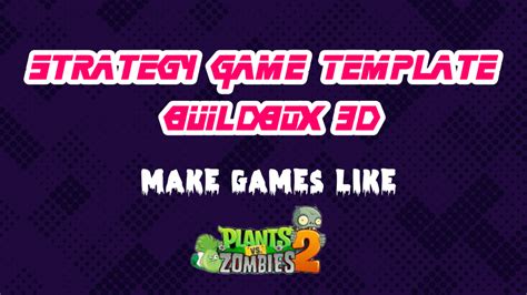 Strategy Game Template Buildbox 3d