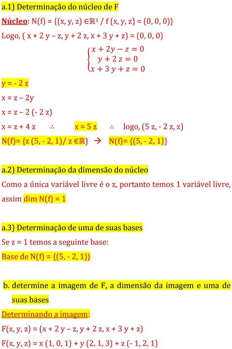 n Núcleo de uma transformação linear PDF Free Download