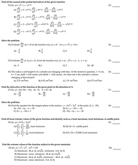 Solved Calculus 3 Velocity Accelerations And