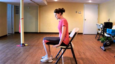Chair Press Up Mov Youtube