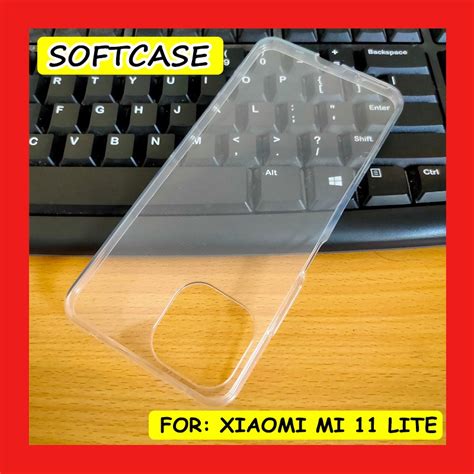 Xiaomi Mi 11 Lite เคสโทรศัพท์ซิลิโคน Tpu เจลลี่ใสยืดหยุ่น