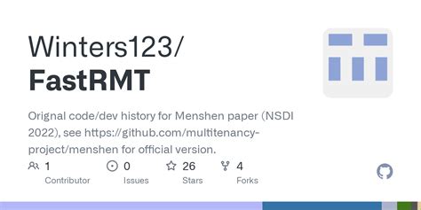 GitHub Winters123 FastRMT Orignal Code Dev History For Menshen Paper
