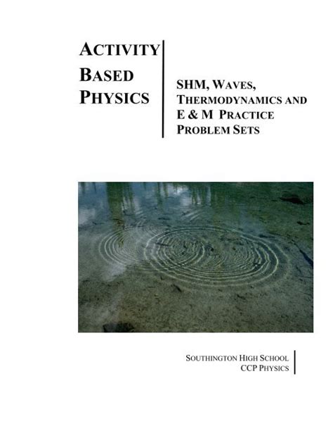Shm Waves Thermo Eandm Practice Problem Workbook