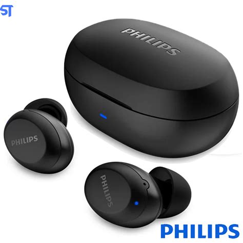 Fone De Ouvido Bluetooth Philips Tat Bk Preto Tws Microfone E Bateria De At H