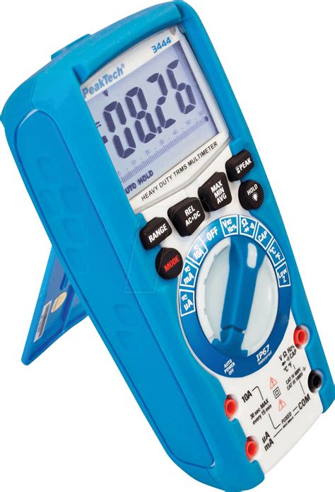 Peaktech 3444 Multimeter Digital 6000 Counts Trms Ip67 Bei