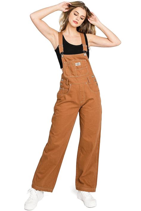 Lana Roux 90s Retro Dungaree Utility Denim Twill Overalls ShopperBoard