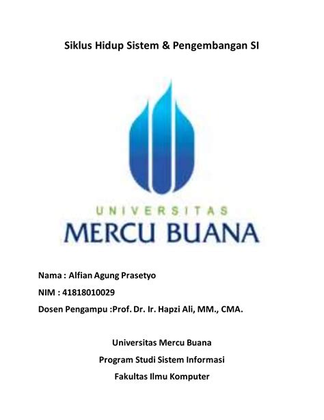 Sim Alfian Agung Prasetyo Prof Dr Ir Hapzi Ali Mm Cma Siklus