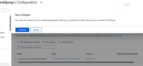 How To Deploy Django In Azure Geeksforgeeks