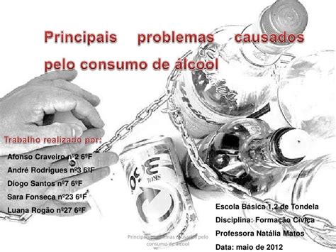 Os Principais Problemas Causados Pelo Alcoolismo Efetivo