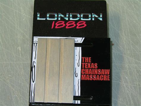 Texas Chainsaw Massacre Sliding Door Enamel Pin Rare London 1888