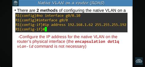 Solved Configuring Unused Nativ Vl On Router Cisco Community