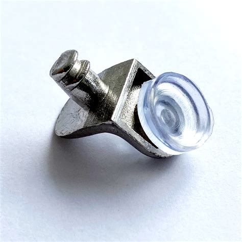 5mm Glass Shelf Supports With Pin And Suction Cup Shelf Supports