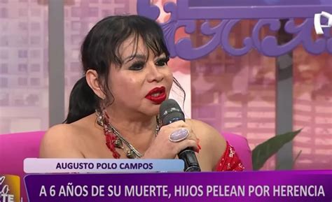 Qué Pasó Con La Herencia De Augusto Polo Campos Susy Díaz Denuncia Que