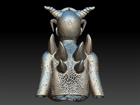 Stl File Woman Big Tongue Deamon Grid・3d Printer Design To Download・cults
