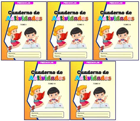 Mis Cuadernos De Actividades Para Preescolar De Todas Las áreas