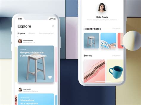 20 Fresh Inspirational Mobile UI Design Examples Templates On Dribbble