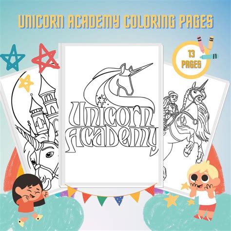 13 Unicorn Academy Kleurplaat Magisch Plezier Voor Kinderen