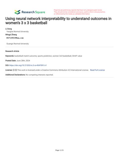 Pdf Using Neural Network Interpretability To Understand Outcomes In