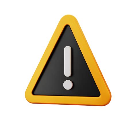 Warning Error 3d User Interface Icon 28238881 Png