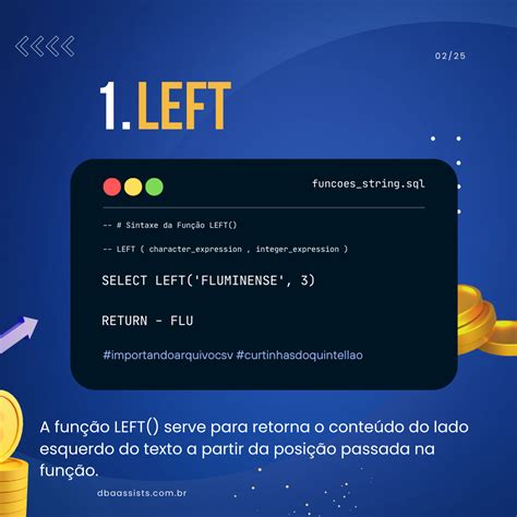 Sql Server Fun Es Mais Usadas