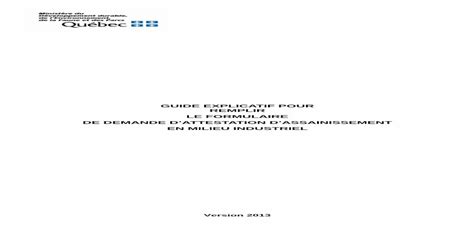Pdf Guide Explicatif Pour Remplir Le Formulaire De Demande … · Et Qui