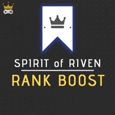 Spirit Of Riven Boosting Best Game Boosting Service Game Boosters