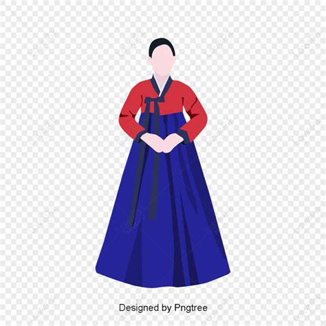 한국 전통 궁녀 한복 캐릭터 전통문양 일러스트 한국 일러스트 한복 일러스트복장복고 Png 일러스트 무료 다운로드 Lovepik