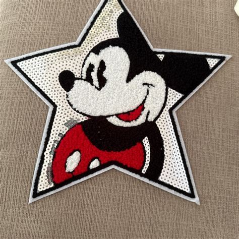 Minnie Mouse Patch Mickey Patch Disney Iron On Patch Embroidery