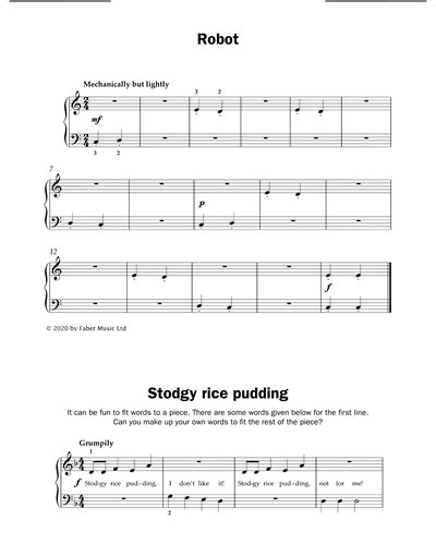 Robot Sheet Music By Paul Harris Nkoda Free 7 Days Trial