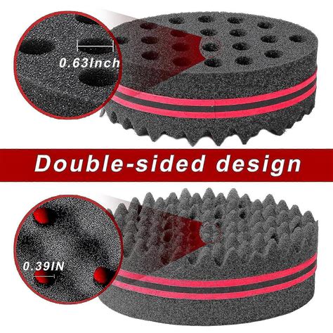 3pcs Hair Sponge Set Curl Brush Sponge For Hair Men Women Twist