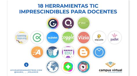 Ayuda Para Maestros 18 Herramientas Tic Imprescindibles Para Docentes
