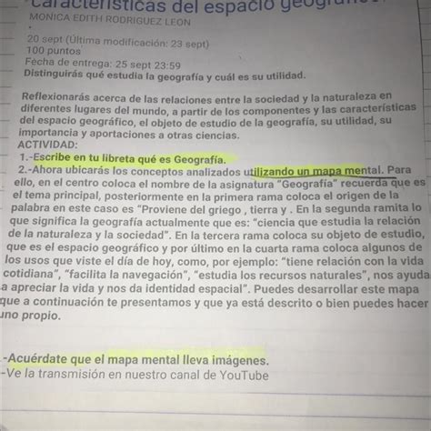Mapa Mental Geografia Brainly Lat