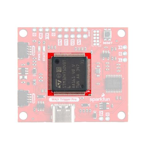 Hardware Overview Sparkfun Qwiic Wav Trigger Pro Hookup Guide