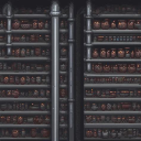 Pixel Art Depicting A Server Rack In A Server Room Premium Ai