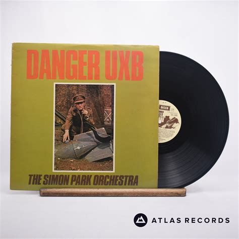 The Simon Park Orchestra Danger Uxb Lp Vinyl Record Vg Ex Atlas Records