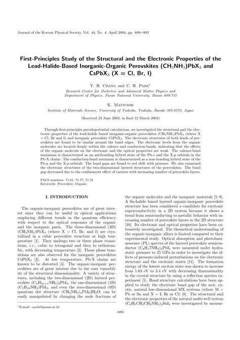 Pdf First Principles Study Of The Structural And The Electronic