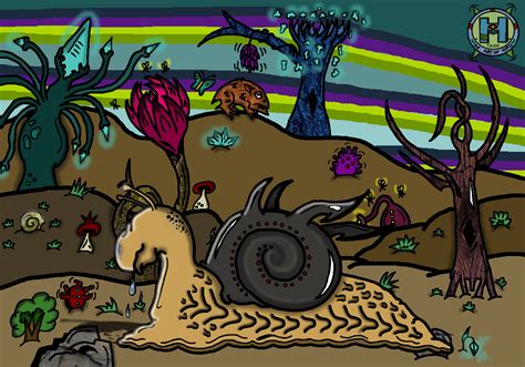 Mutant Snail In Neon Forest By Hipo97 On Deviantart