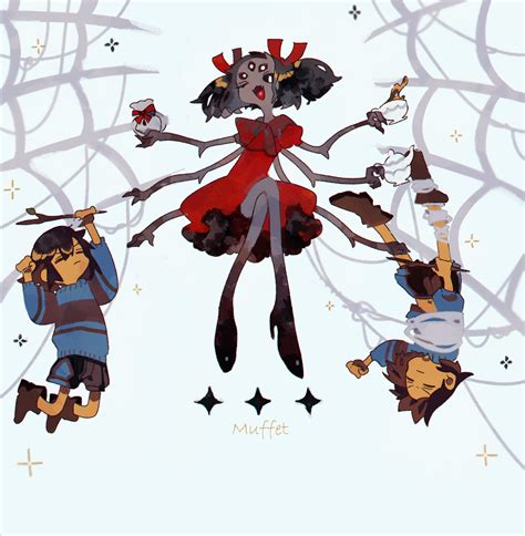 Maker Frisk Muffet Undertale персонажи Undertale фэндомы