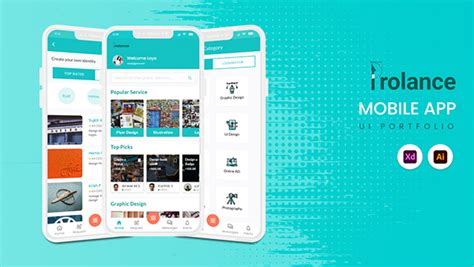 Prolance Mobile App UI Screens Behance Behance
