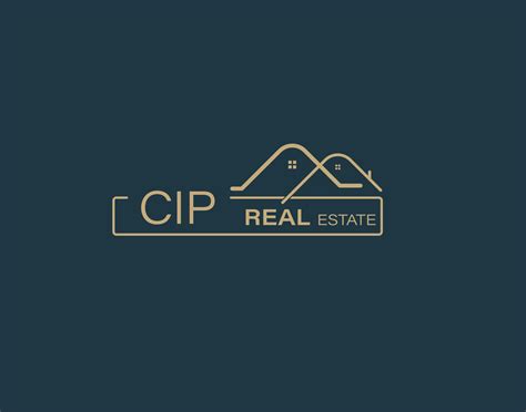 Cip Real Estate And Consultants Logo Design Vectors Images Luxury Real
