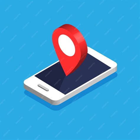 Изометрические телефон с навигацией по карте на дисплее Gps навигатор