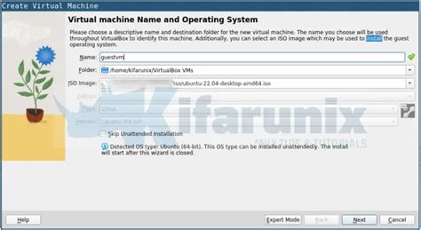 Perform Unattended Vm Installation On Virtualbox 7