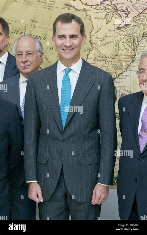 King Felipe VI Of Spain Attends An Exhibition At National Library Featuring King Felipe VI Of