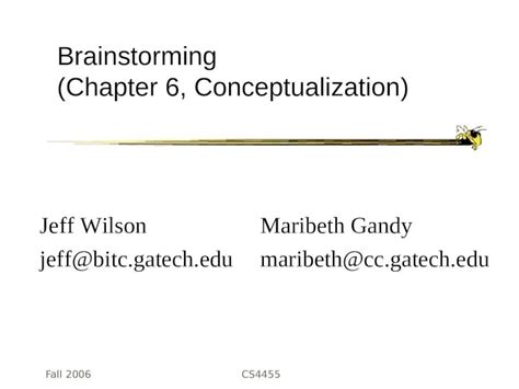 Ppt Brainstorming Chapter 6 Conceptualization Dokumentips