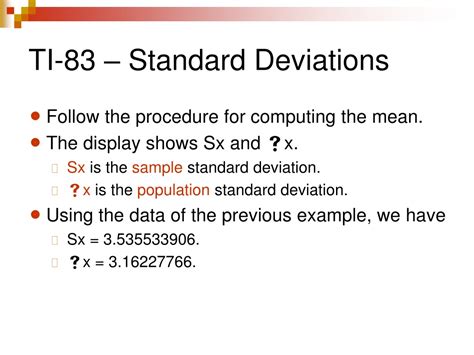 ppt standard deviation powerpoint presentation free download id