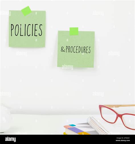 Conceptual Display Policies Procedures Business Approach List Of Rules