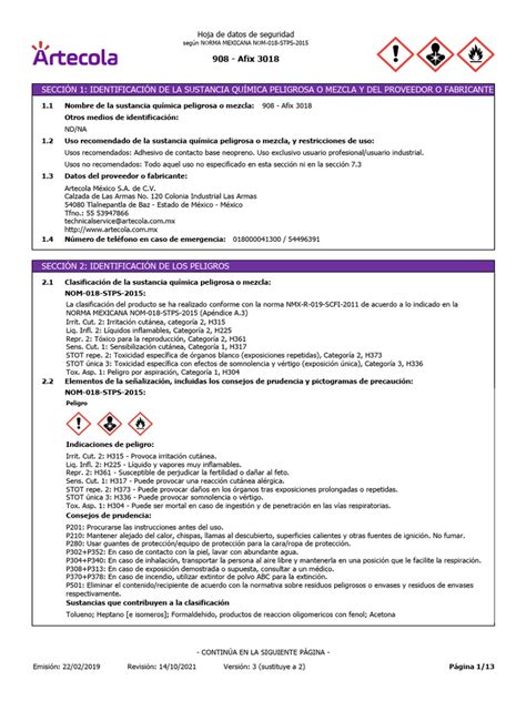 Afix Silicona Liquida Pdf Compuesto Orgánico Volátil Pascal