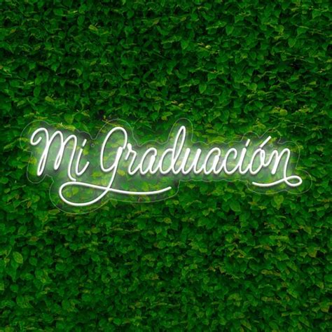 Letrero Led Neon Graduaci N Cm Color A Elegir Meses Sin Inter S