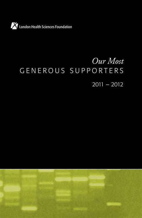 Our Most London Health Sciences Foundation